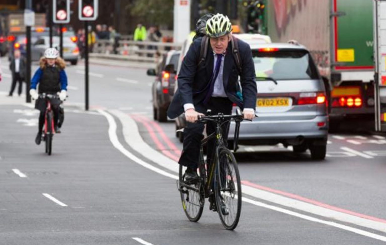 Boris Johnson criticized for riding bike outside local area: "Again it ...