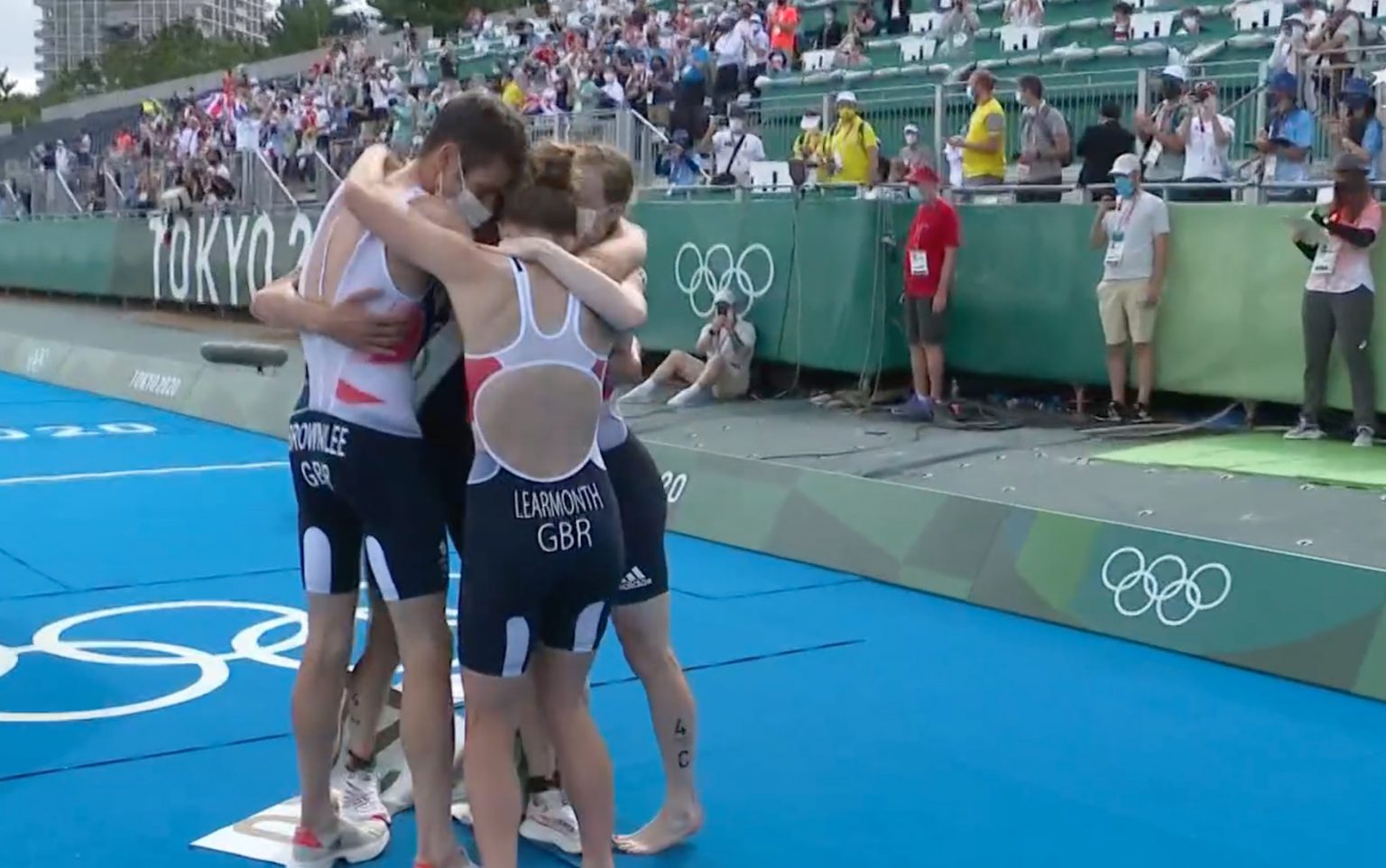 Great Britain becomes first Olympic Champion in the Mixed Relay ...