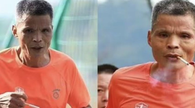 Bizarre: Chinese runner completes marathon smoking cigarettes ...