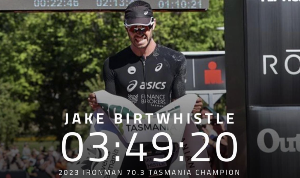 Golden debut: Jake Birtwhistle claim Ironman 70.3 Tasmania victory ...