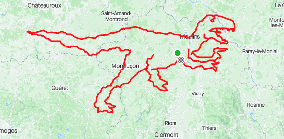 Largest Strava art on record set by French velociraptor - Triathlon Today