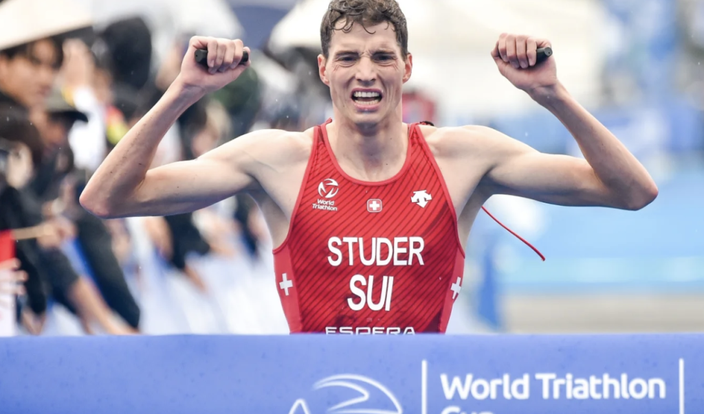 Max Studer and Valentina Riasova Triumph in Thrilling World Triathlon Cup Miyazaki Showdown ...